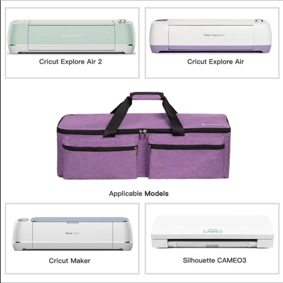 Unlisted | Bags | Cricut Travel Bag Carry Case Purple | Poshmark